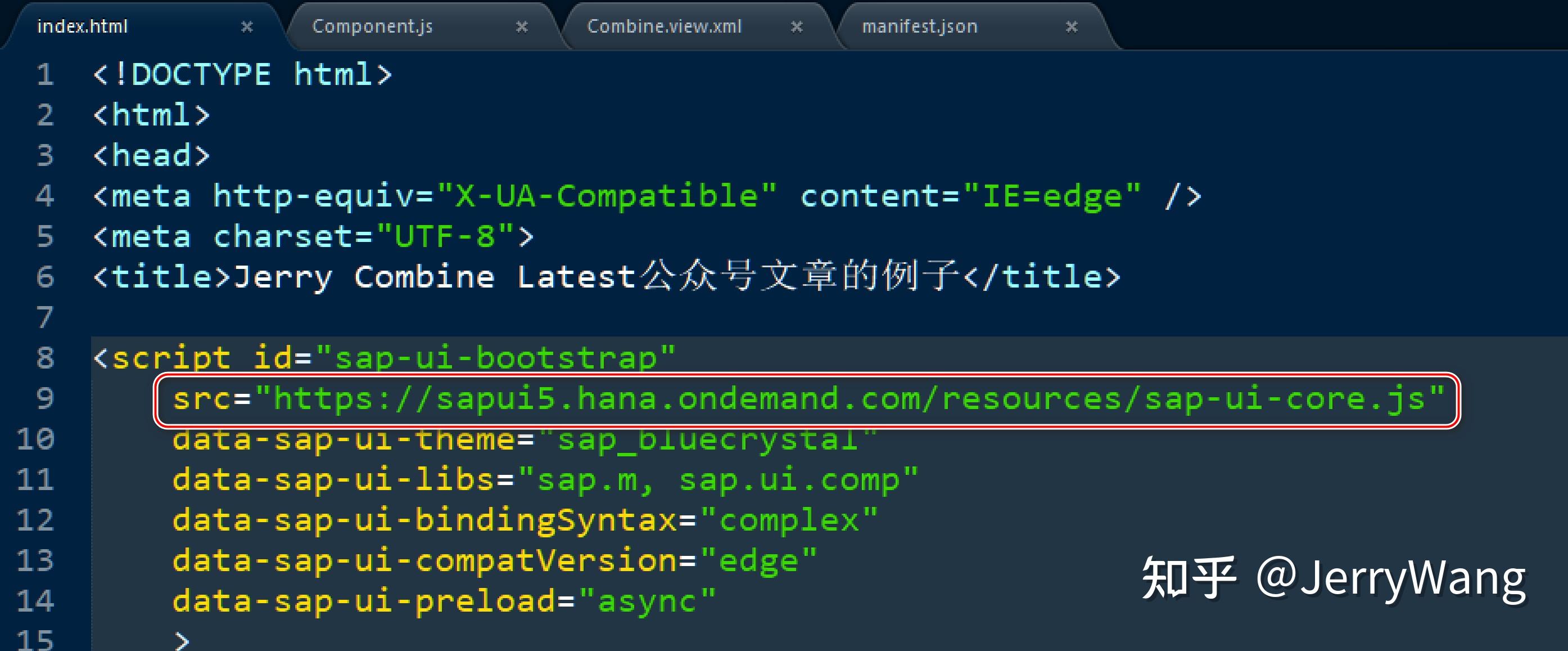 Sap Ui5 应用 Indexhtml 里 Data Sap Ui Resourceroots 指令的含义和作用 知乎