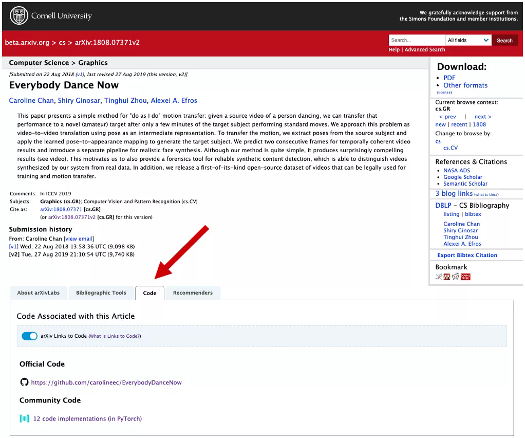 强强联合！Papers with Code携手arXiv，上传论文、提交代码一步到位 - 知乎
