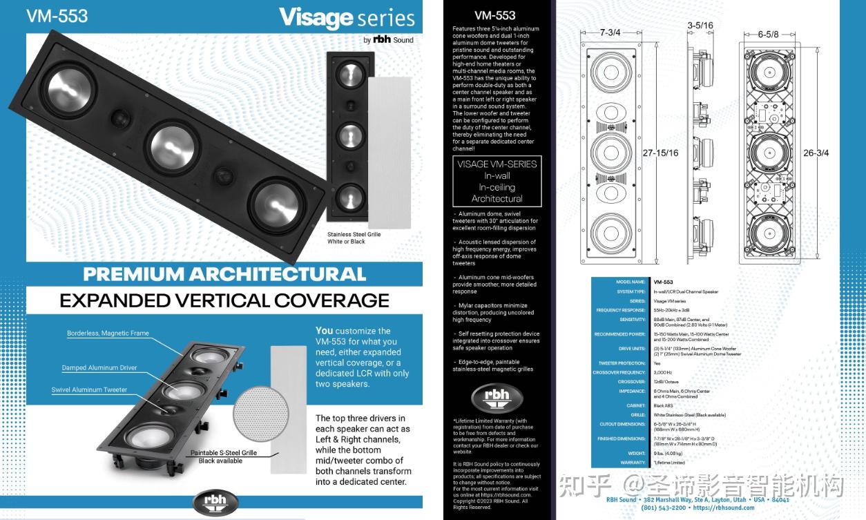 "掀起音频革命：RBH Sound VM-553壁挂式扬声器的终极体验" - 知乎