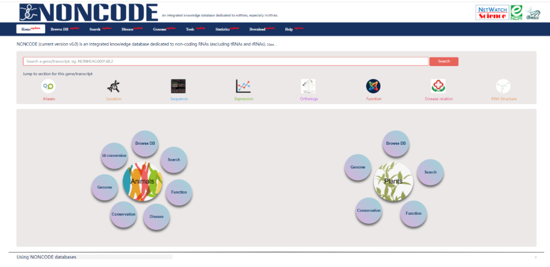 Nucleic Acids Research | NONCODE数据库V6版发布，涵盖全面的动植物长非编码RNA注释 - 知乎