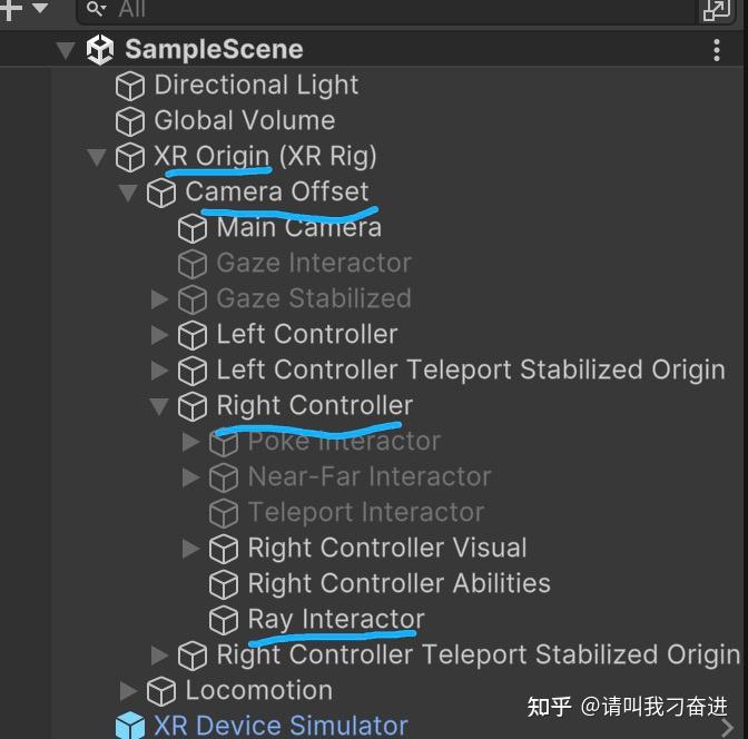 一口一个VR开发：1008 - 激光笔 Interactor - 知乎