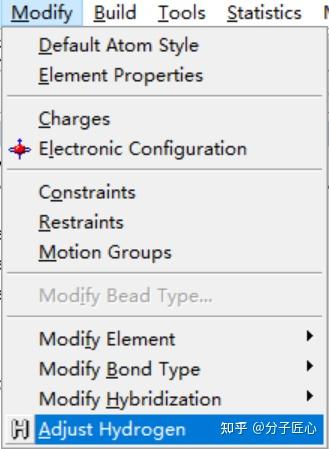 第三章第六小节：Materials Studio（MS）软件 Modify 修改菜单功能简介 - 知乎