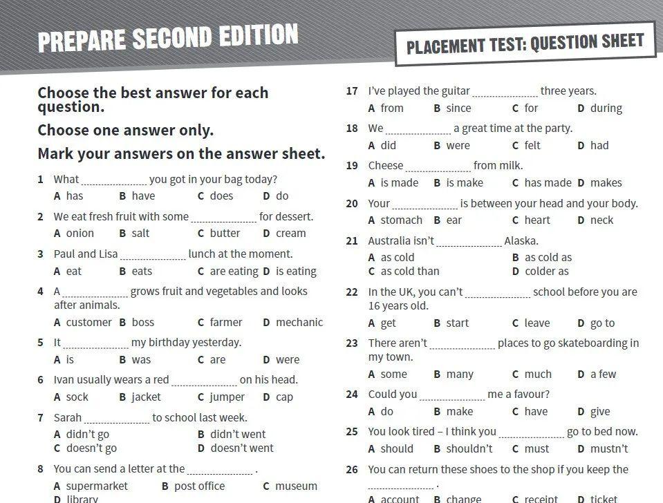 备考利器！剑桥原版KET和PET考试教材Prepare第二版！含白板，学生/教师/练习用书+配套音视频 - 知乎