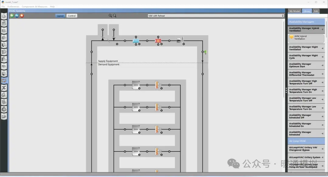 Python OpenStudio教程（7）——设置VAV空调系统 - 知乎