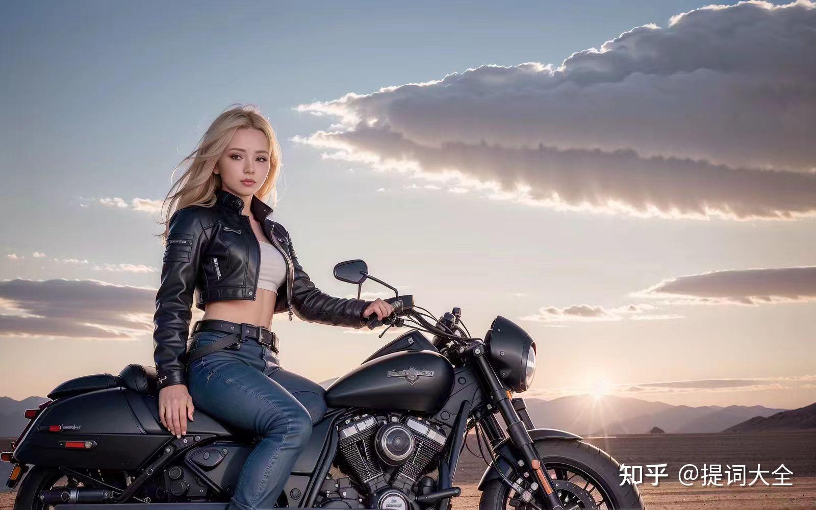 这是不是你脑海中的机车女孩？ - 知乎