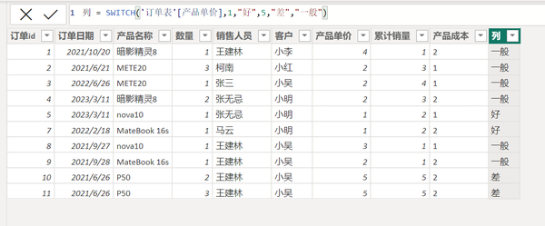 DAX函数-使用SWITCH进行条件判断 - 知乎