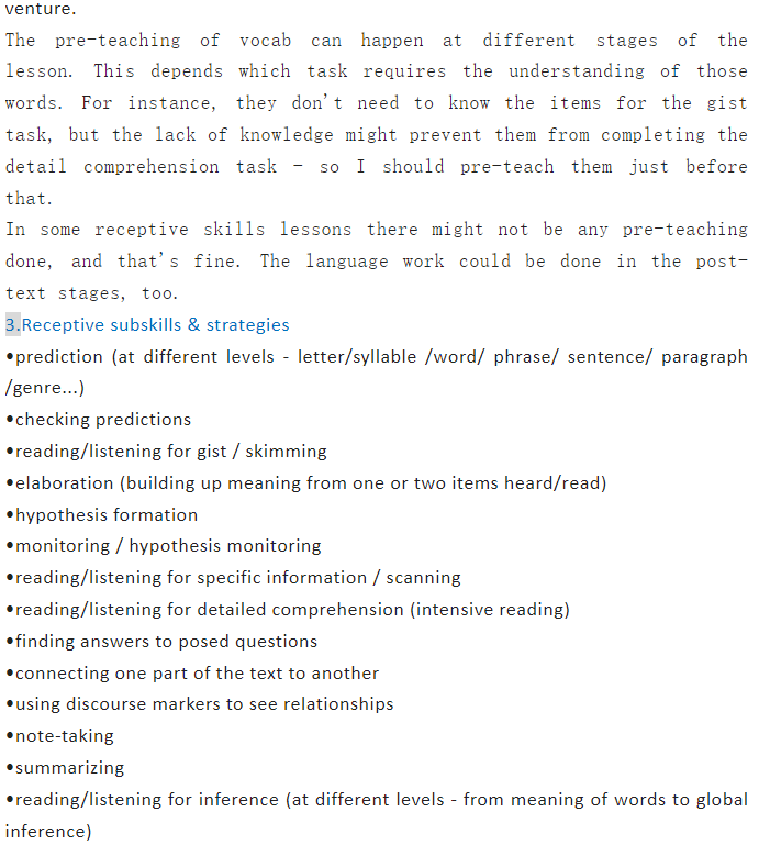 【教学】CELTA学习笔记--英语教学法Receptive skills (reading & listening) - 知乎