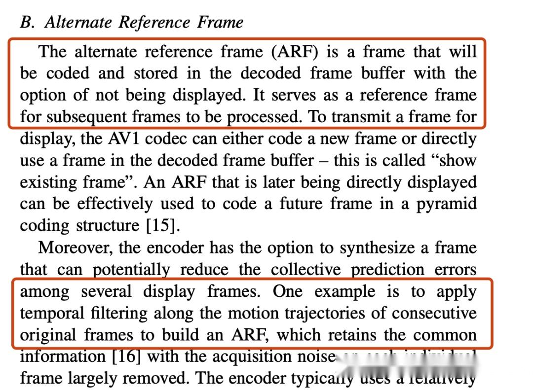 AV1中的ARF和Overlay Frame - 知乎