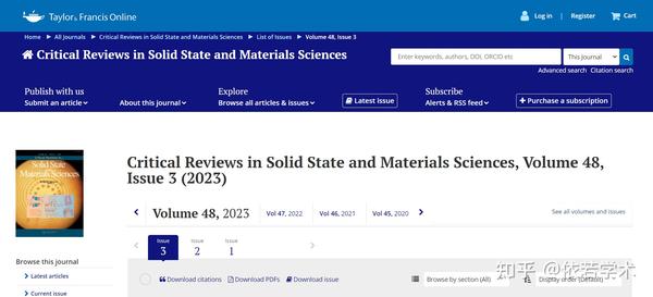 材料类二区SCI期刊推荐 - 知乎