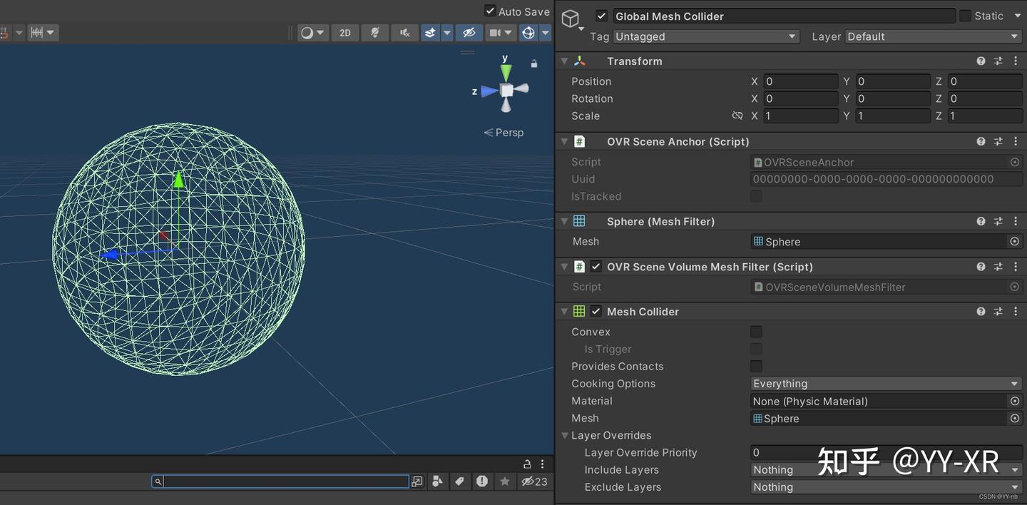 Unity Meta Quest MR 开发（三）：Scene API 配置+实现虚拟与现实之间的碰撞 - 知乎
