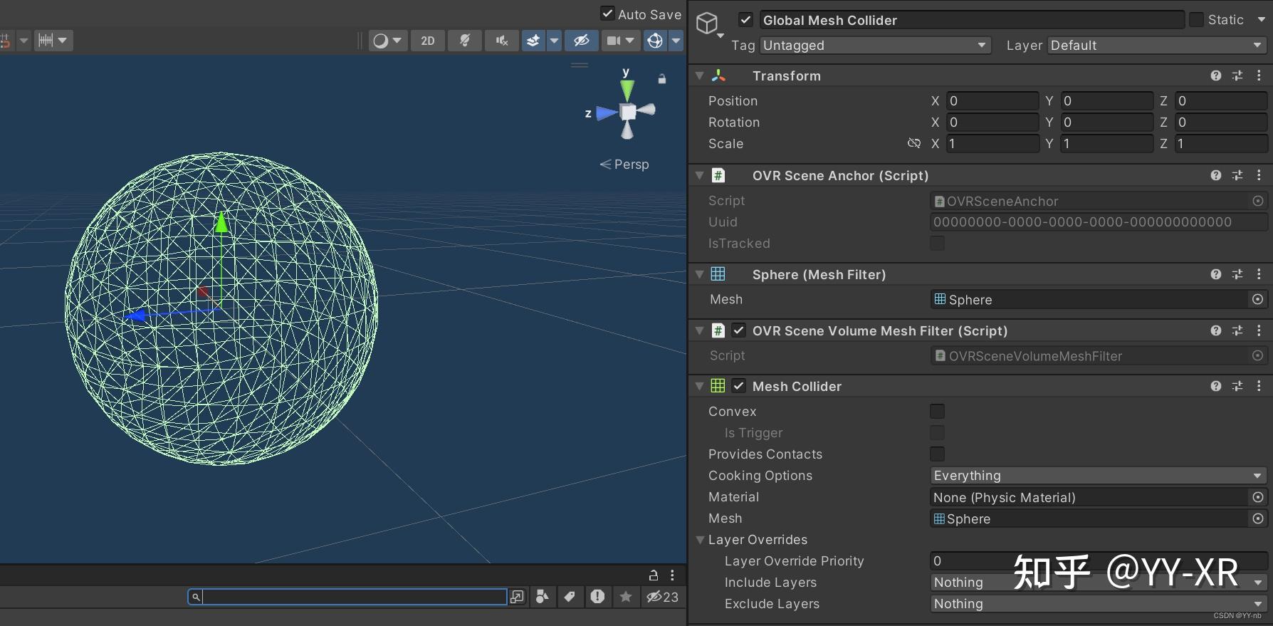 Unity Meta Quest MR 开发（三）：Scene API 配置+实现虚拟与现实之间的碰撞 - 知乎