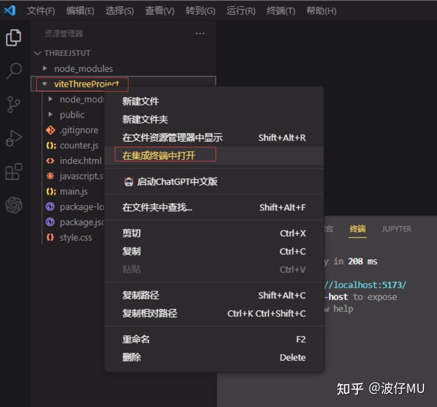 ThreeJS+Nodejs+vite配置本地环境 - 知乎