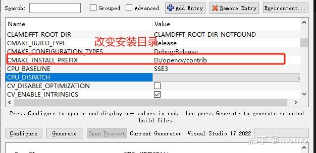 Visual Studio2022 + OpenCV_4.11 + OpenCV_contrib_4.11 +Cmake源代码编译 - 知乎