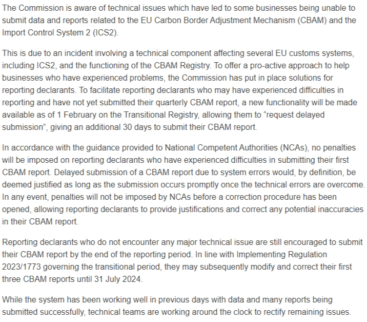 SGS CBAM知识小百科（七）：欧盟官方最新通告 - 知乎
