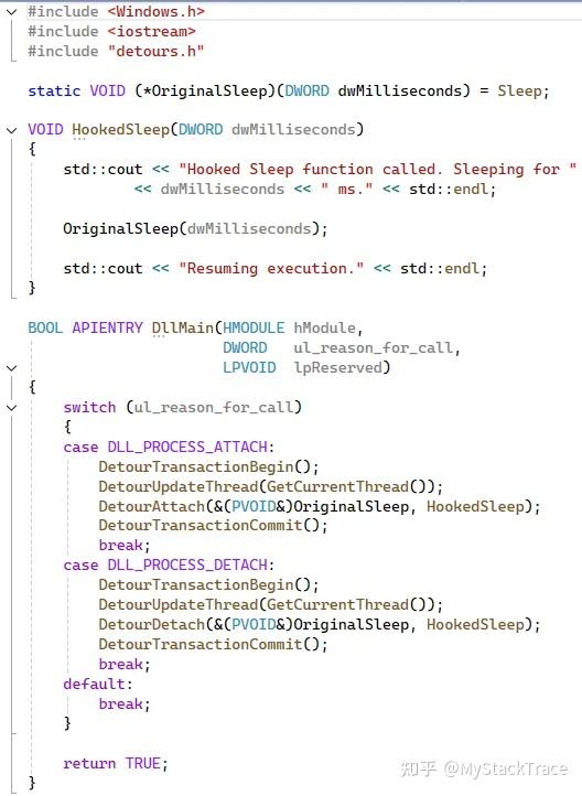 使用 Detours 实现 Windows API Hook - 知乎