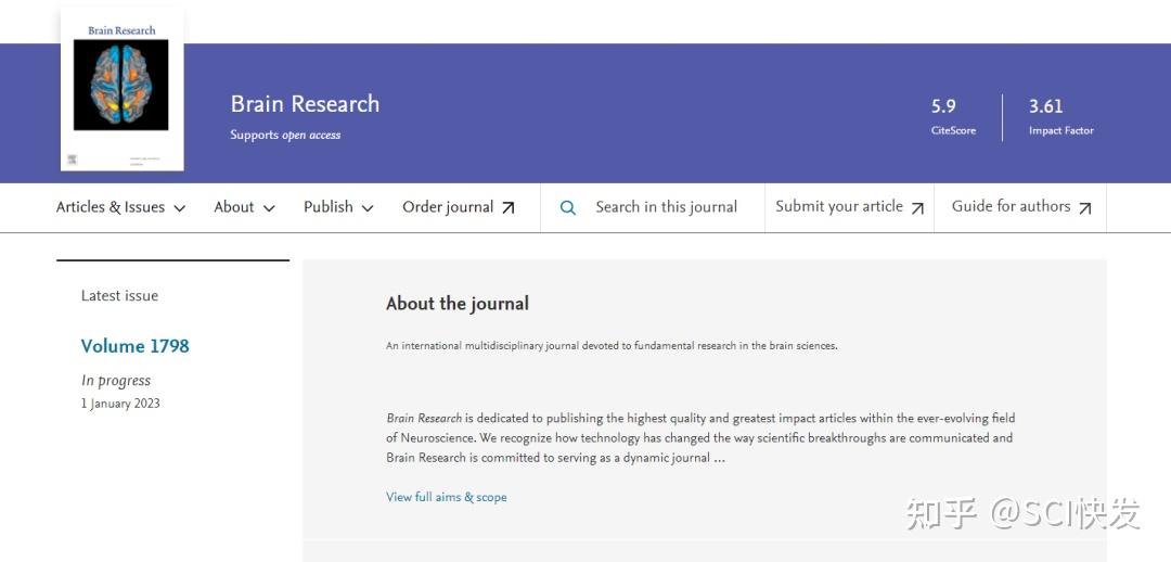 SCI期刊分析：JCR3区，审稿快，易接收，无版面费 - 知乎