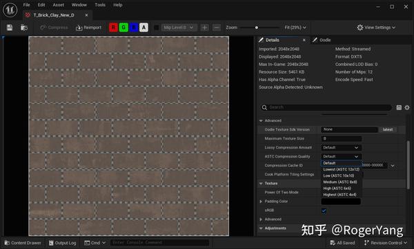 UE5 移动端ASTC贴图压缩 - 知乎