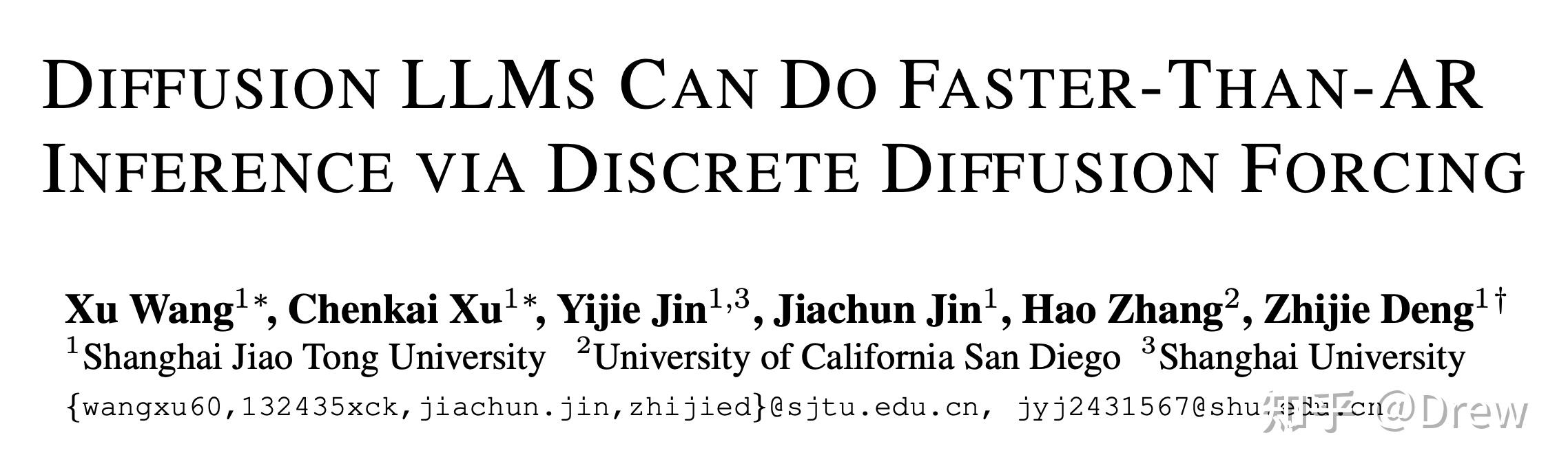 D2F：首个推理速度超过自回归的开源扩散语言模型 - 知乎