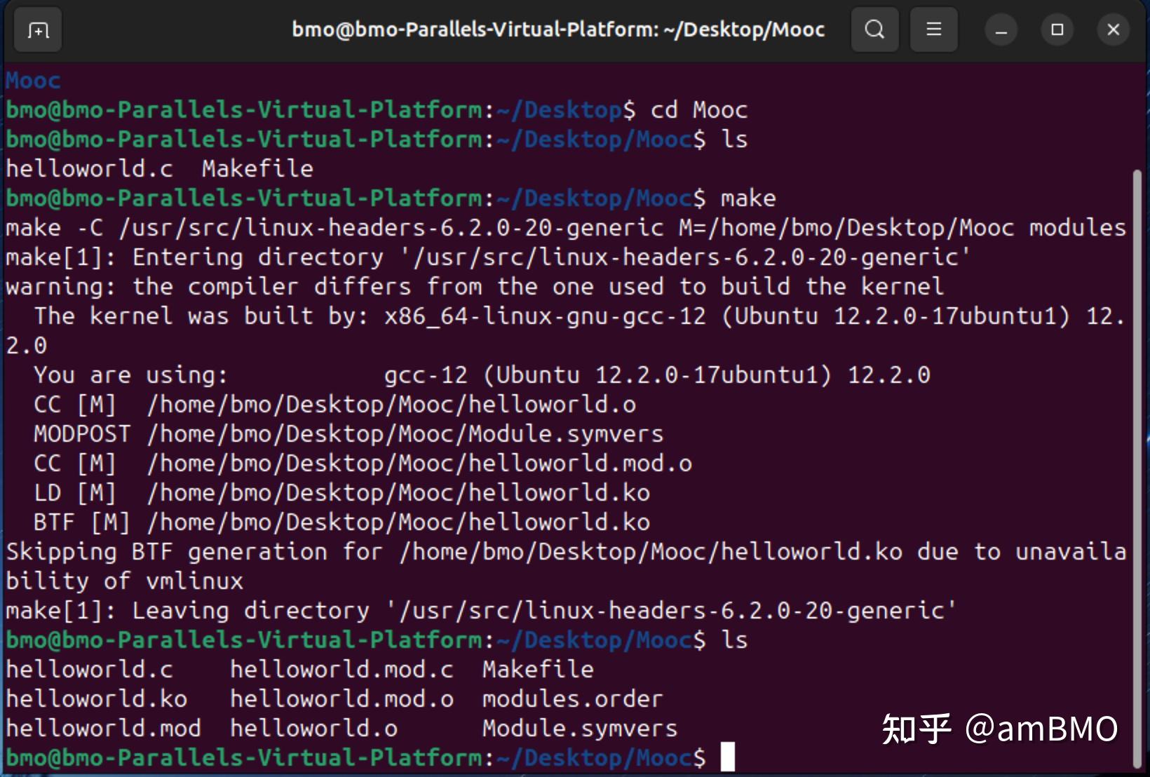 Linux内核学习笔记第一章:编写第一个内核模块helloworld(linux操作系统原理与应用) 知乎