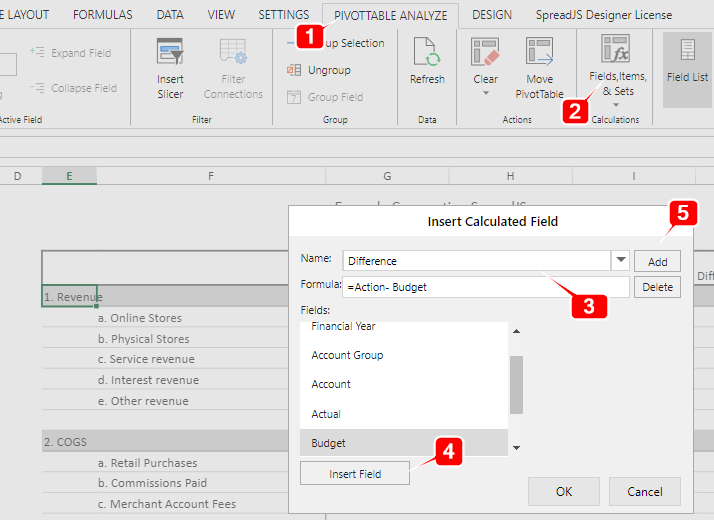 使用纯前端类excel表格控件spreadjs实现在线损益表应用——简单几步实现前端数据透视表的集成与应用 知乎