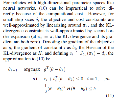 Safe RL(2): Constrained Policy Optimization - 知乎