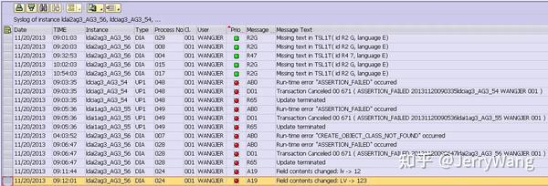 ABAP 系统里使用事务码 SM21 查看系统日志的技巧介绍 - 知乎