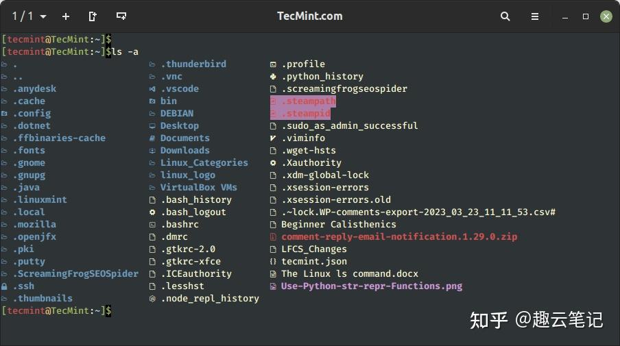 Linux中的20个基本“ls”命令示例 - 知乎