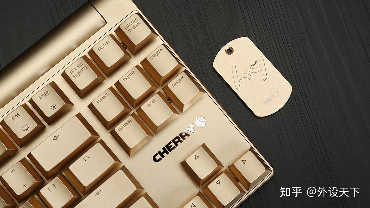 CHERRY MX8.0金色典藏版机械键盘简评：金色传说