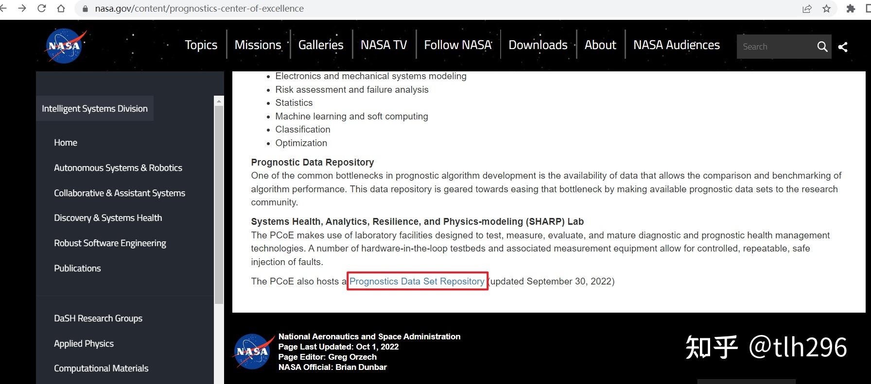 NASA网站数据集下载 - 知乎