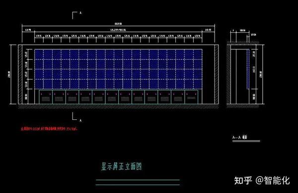 室内LED显示屏与室外LED显示屏安装大样图，CAD格式 - 知乎