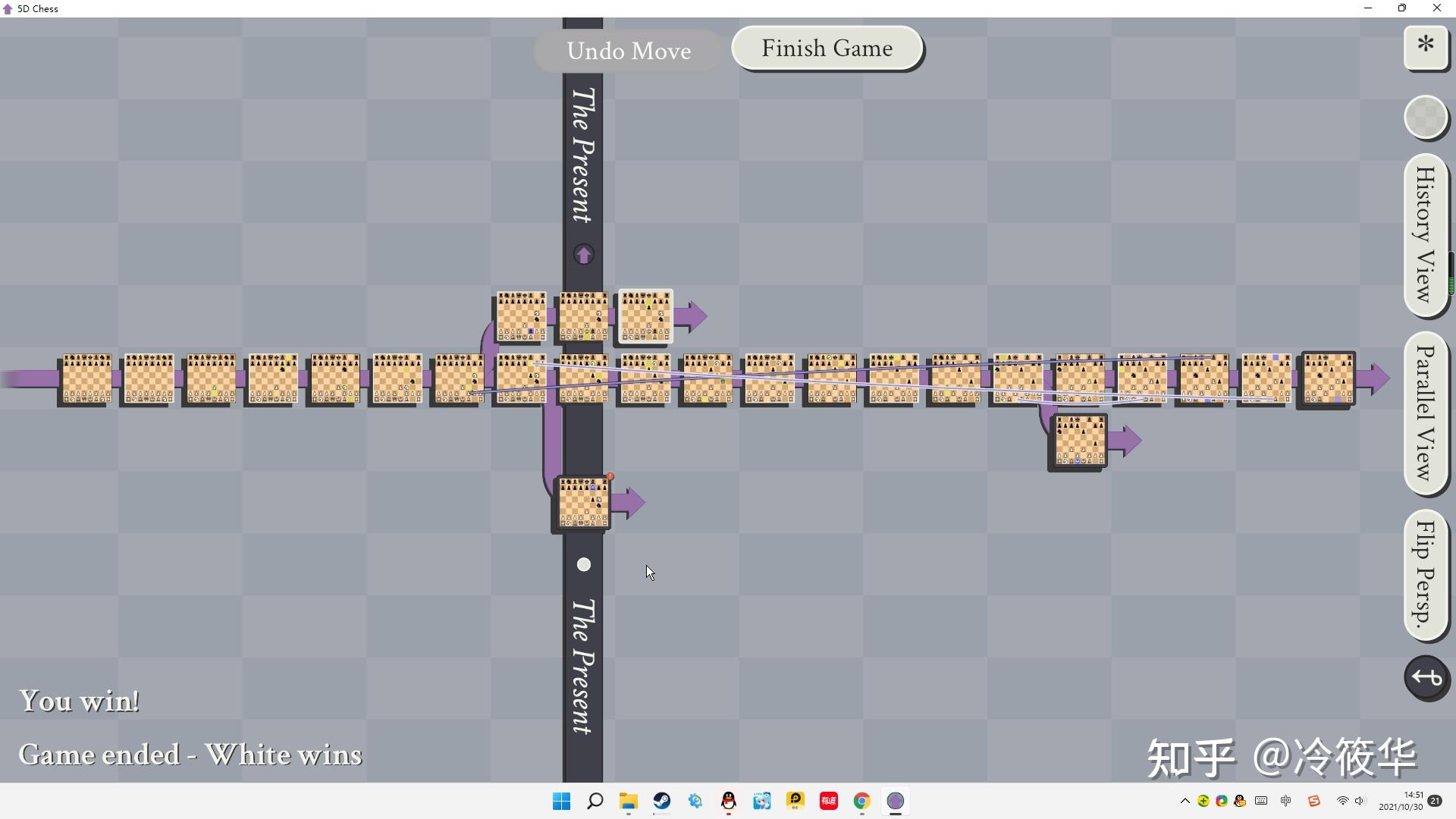 【5d chess】e3-Nf6-Nf3-Ng4开局详解 - 知乎