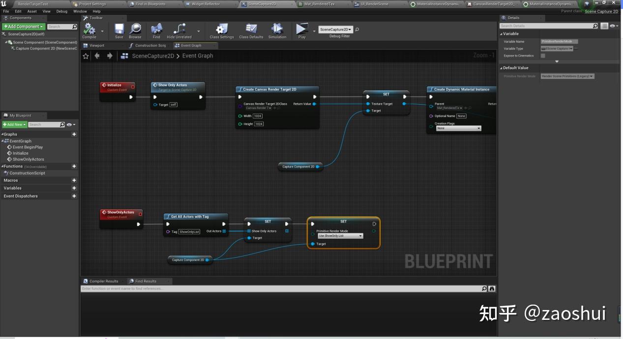 UE4 SceneCapture2D基础用法 - 知乎