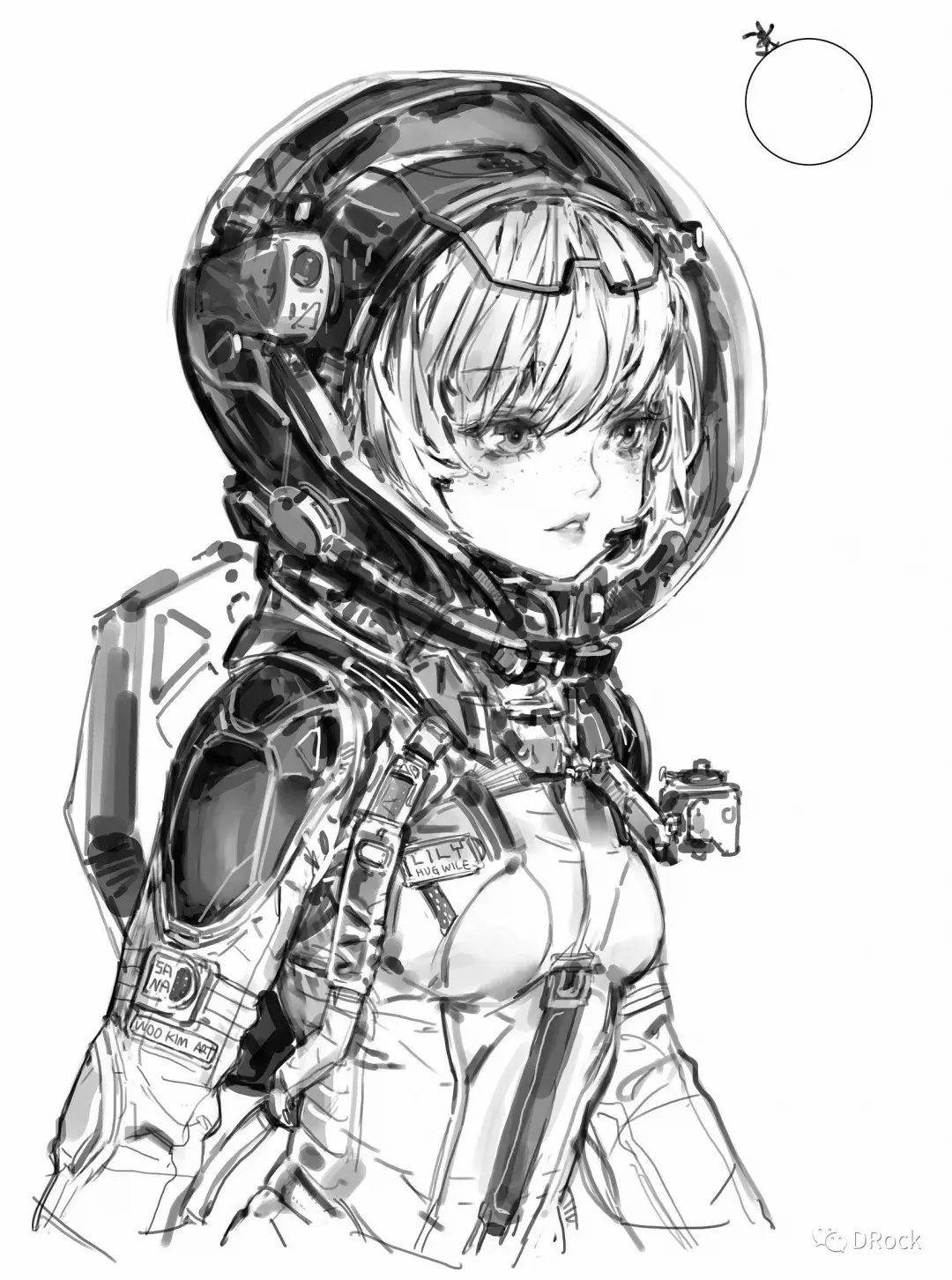 不一样的韩式画风，这个人的线稿帅爆了！ | 韩国画师Woo Kim - 知乎