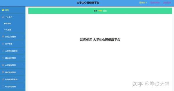 基于ssm的大学生心理健康系统 计算机毕业设计 知乎 