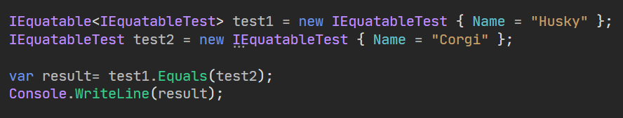 C#内建接口：IEquatable泛型 - 知乎