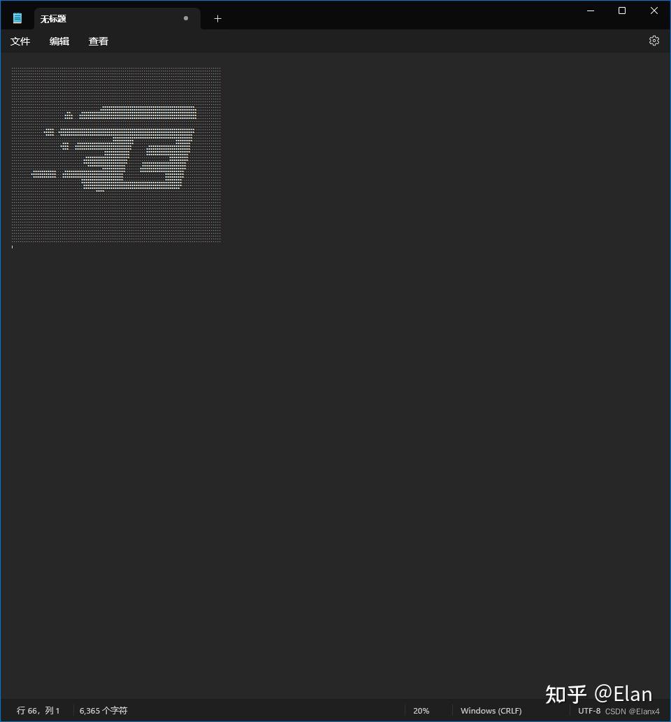 炫酷的“ASCII艺术”图片 - 知乎