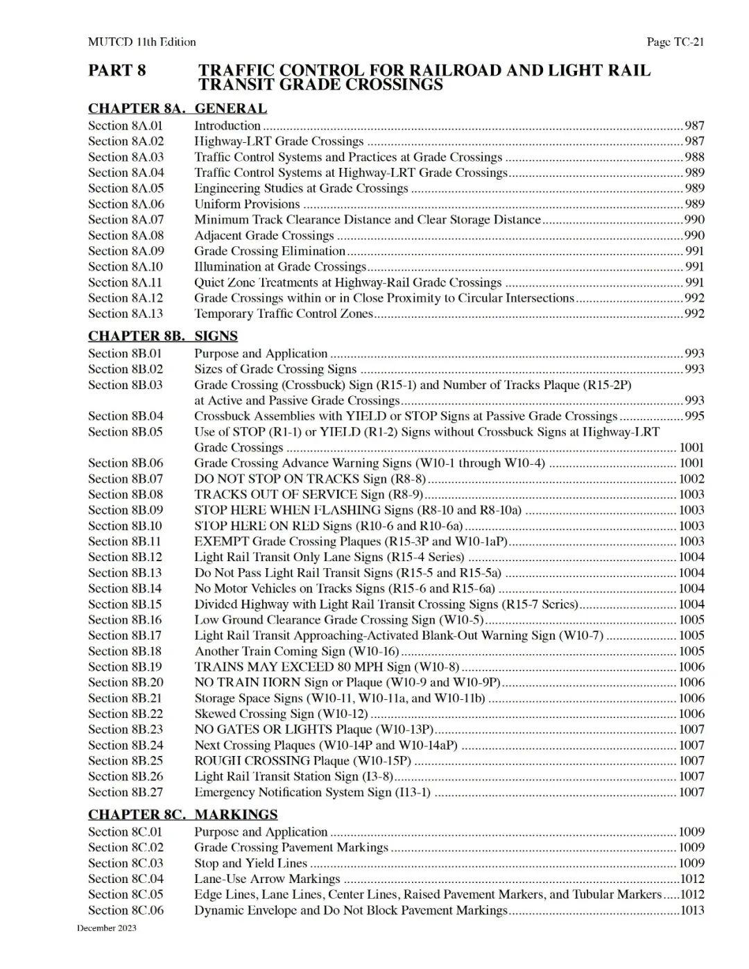 美国联邦公路管理局《统一交通控制设备（MUTCD）手册（第11版）》发布 - 知乎