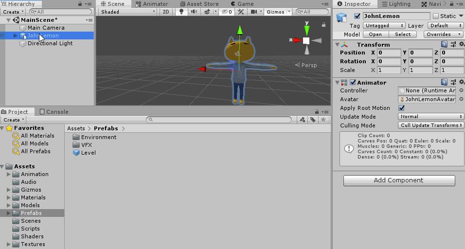Unity暑期萌新入门：玩家角色（一） - 知乎