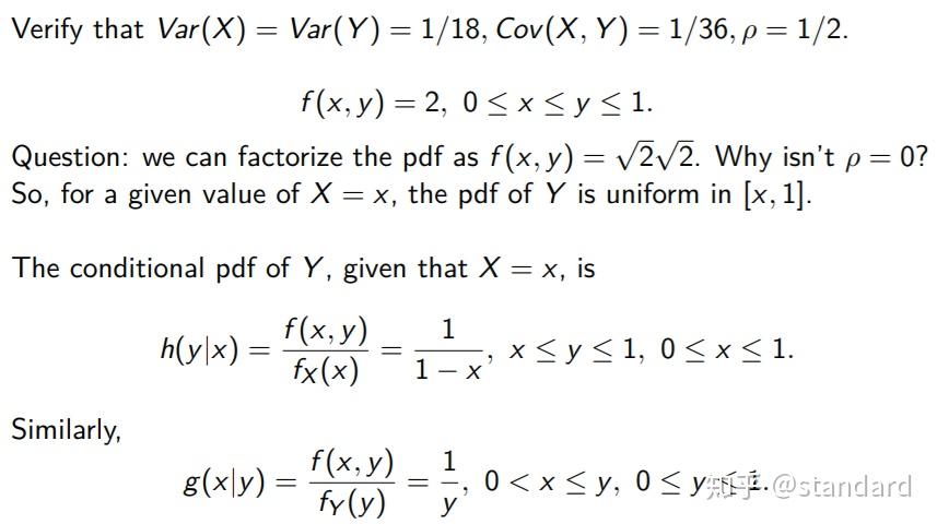 概率与统计推断 Week 4 bivariate distributions - 知乎