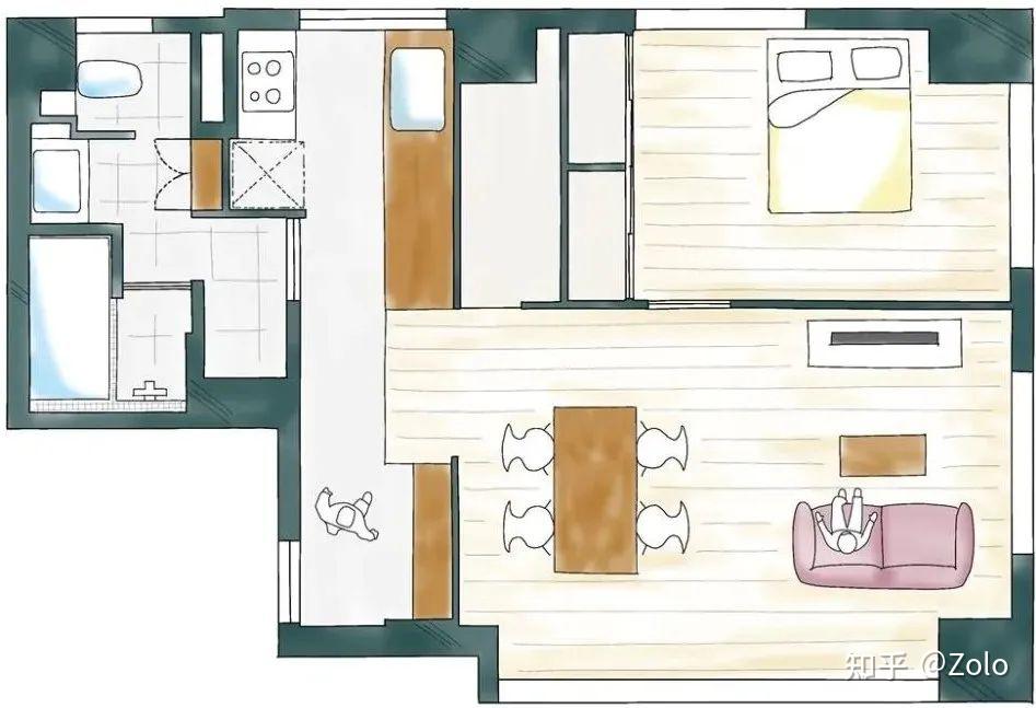 日式LDK生活方式 | 真正的去客厅化是打破常规，专注于自己的生活 - 知乎