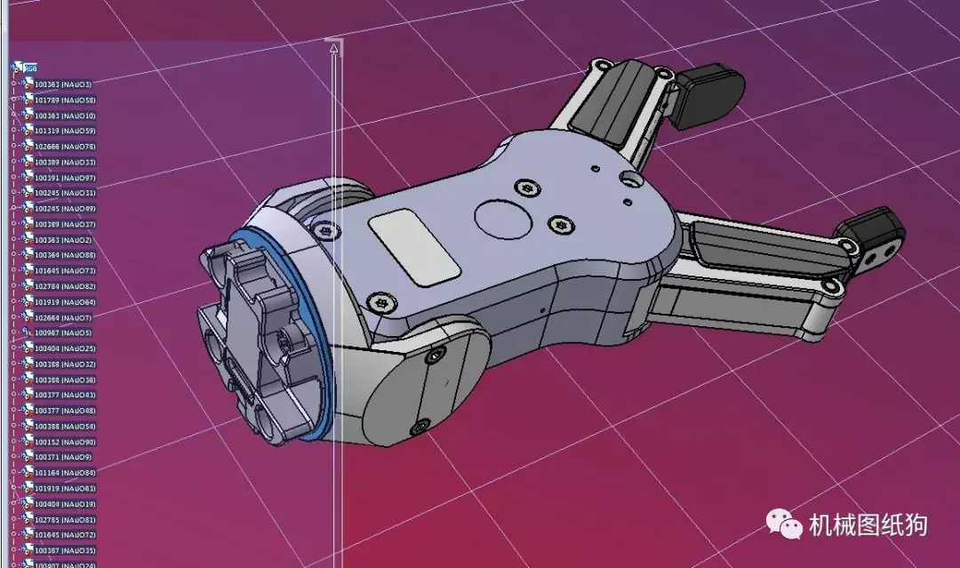 【机器人】onrobot rg6 v2二指机械手模型3D图纸 STEP格式 - 知乎