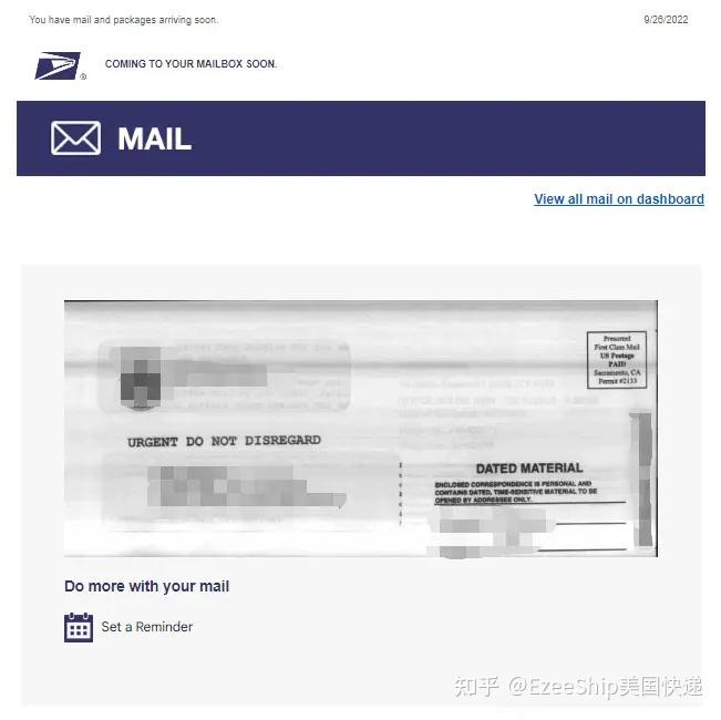 EzeeShip快递：什么是 USPS 的知情投递（Informed Delivery）？ - 知乎