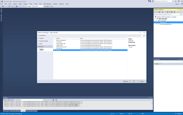 Grasshopper#vs将.ghuser,.gh,.ghx文件打包成.gha文件 - 知乎