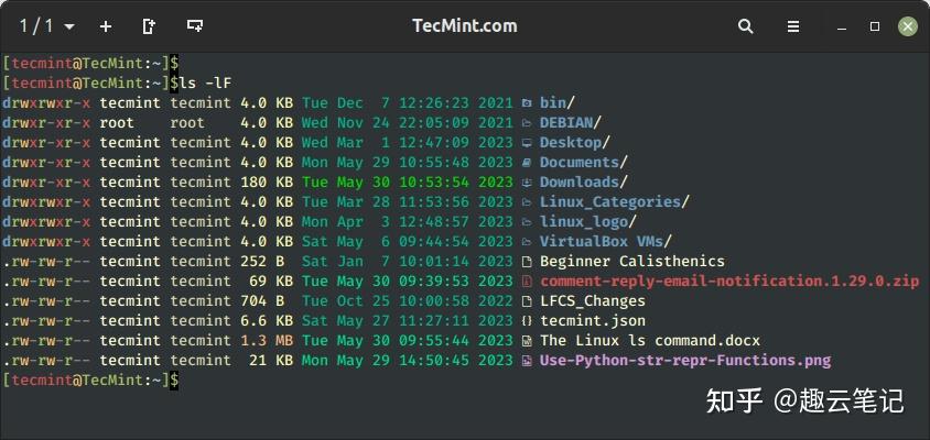 Linux中的20个基本“ls”命令示例 - 知乎