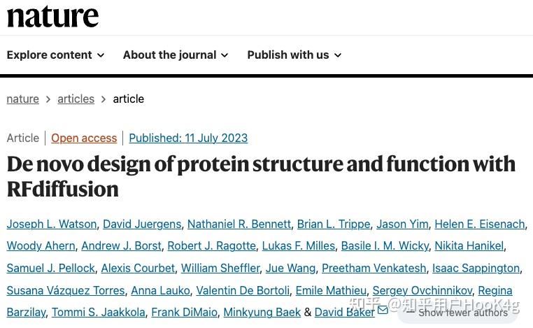 David Baker最新Nature论文：AI从头设计出超强亲和力的结合蛋白 - 知乎