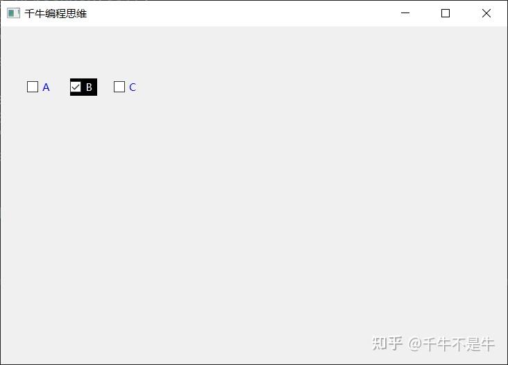 QCheckBox 复选按钮 - 知乎