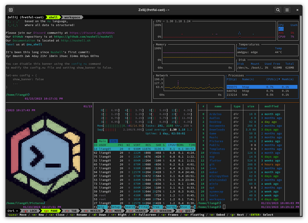 Rust 项目鉴赏: zellij 替代 screen, tmux 的终端工具 - 知乎