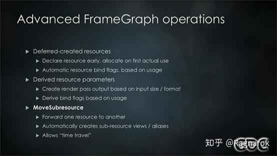 [GDC17] FrameGraph Extensible Rendering Architecture in Frostbite - 知乎
