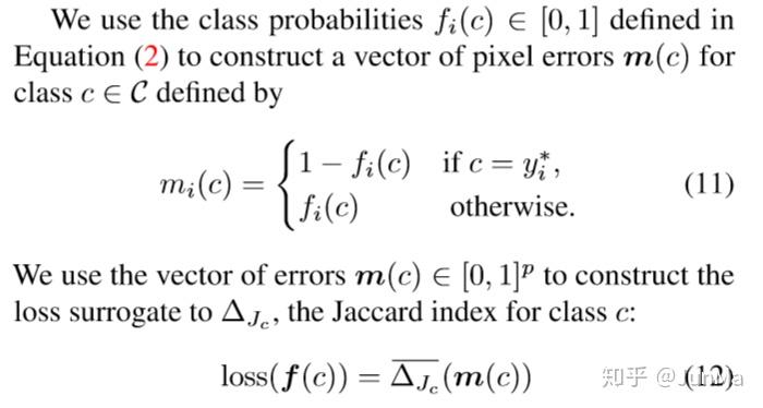 CVPR 2018：用于图像分割网络的Lovasz loss学习笔记 - 知乎