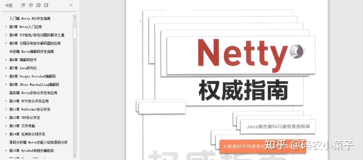 彻底玩透Netty，高并发，高性能RPC 框架！一份文档深入浅出 - 知乎